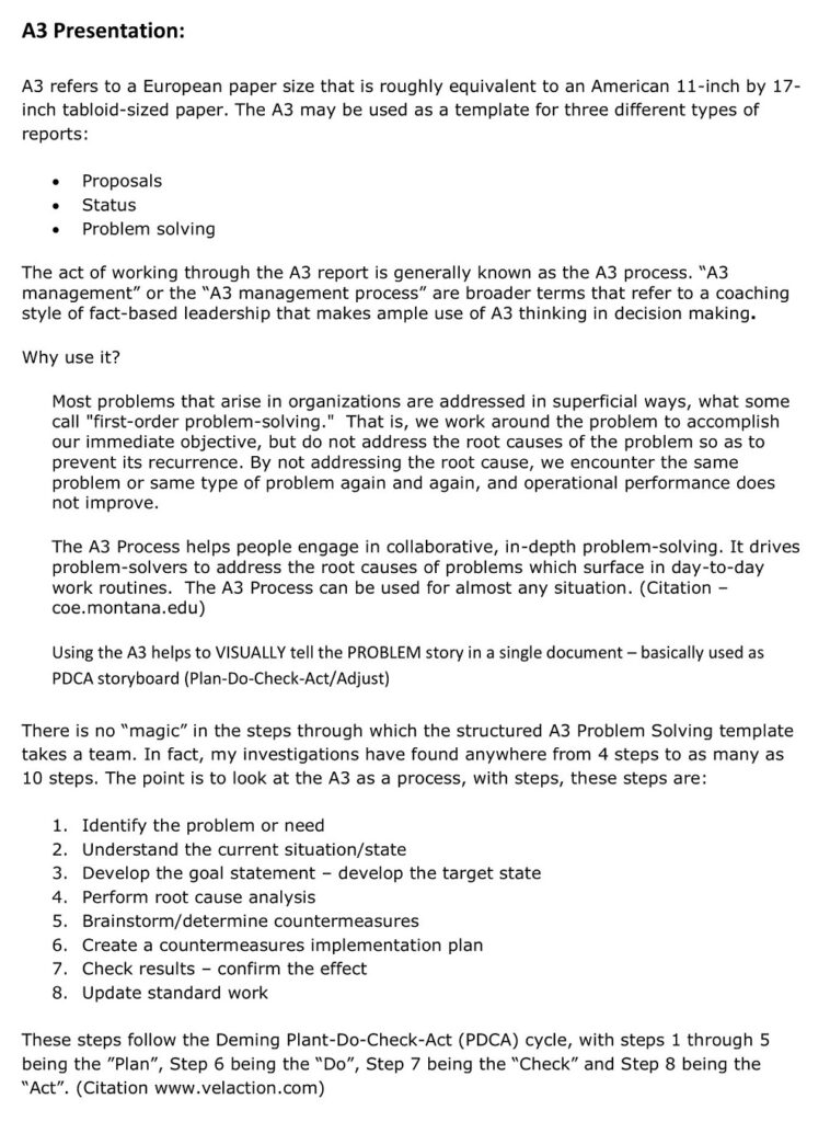 22+ Free Printable A3 Root Cause Analysis Templates - MS Excel, PDF ...