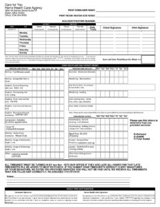 28+ Free Printable Home Health Aide Timesheet Templates - Simple PDF ...