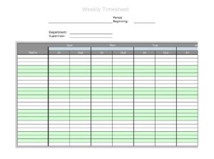 26+ Free Printable Time Card Templates (MS Excel, PDF) » American Templates