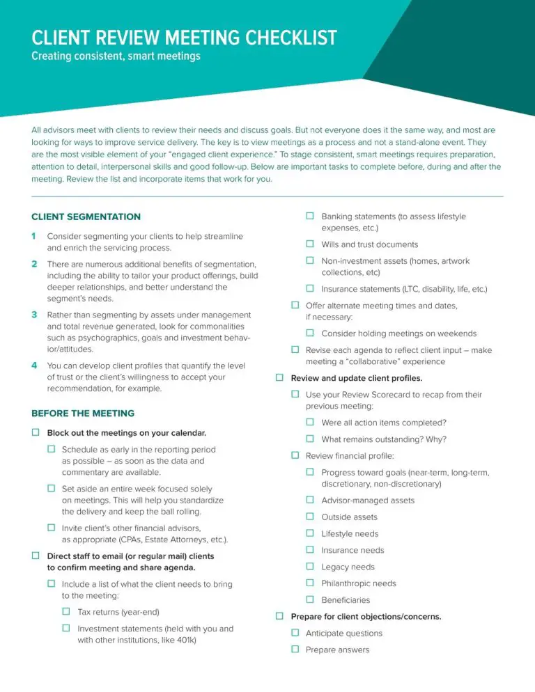 32+ Free Meeting Checklist Templates - PDF, Word » American Templates 32+ Free Meeting Checklist Templates - PDF, Word » American Templates