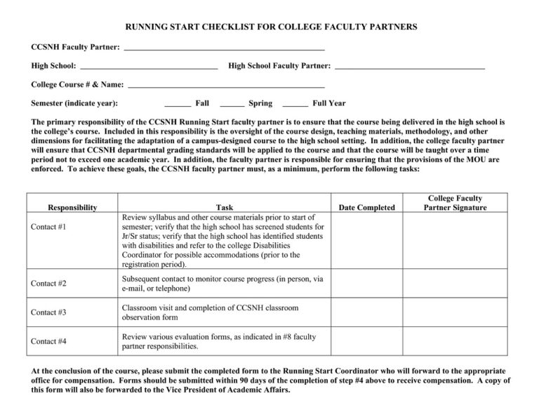 36+ Free Printable College Checklist Templates - PDF, Word » American ...