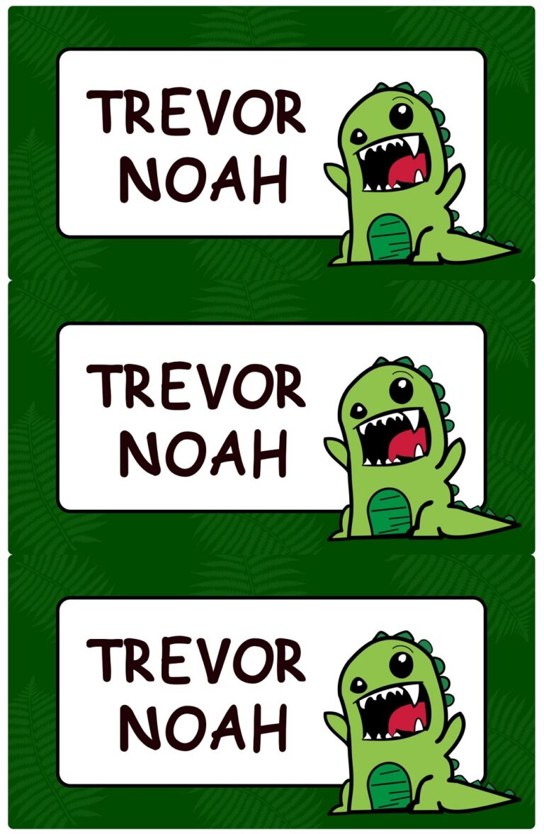 32+ Free Editable Classroom Label Templates - Printable PDF » American ...