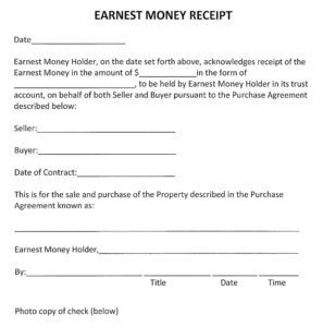 15+ Free Good Faith Deposit Agreement Form & Templates - PDF, DOC ...