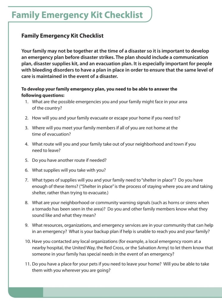 35+ Free Printable First Aid Supply Checklist Templates - Sample PDF ...