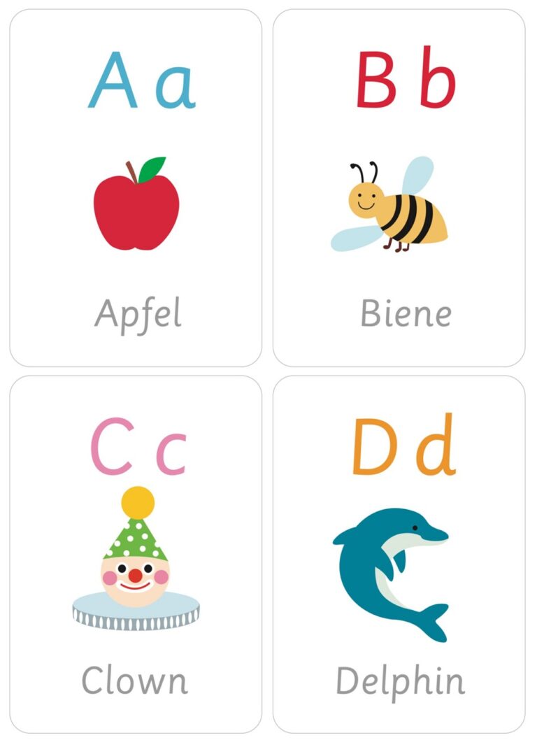 32+ Free Printable Flashcards Templates For Kids - PDF » American Templates