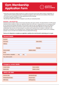 20+ Free Membership Application Form Sample Templates (PDF, Word ...