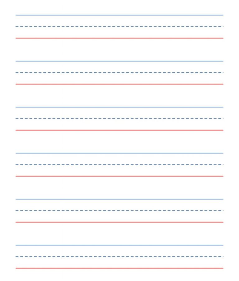 30+ Free Printable Notebook Paper (PDF for Printing) » American Templates