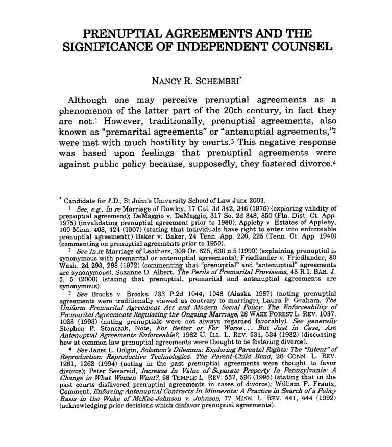 35+ Free Sample Prenuptial Agreement Templates (PDF) » American Templates