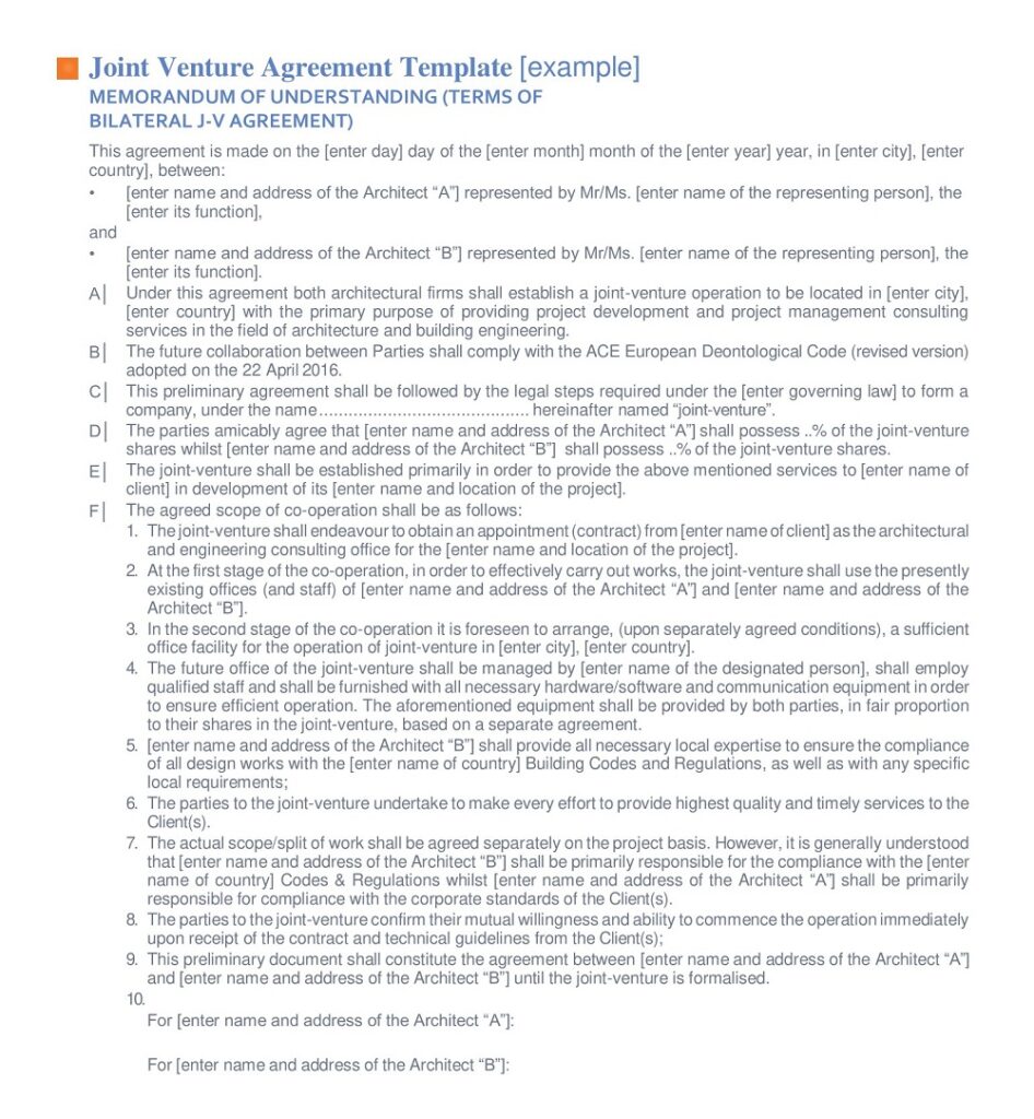 22+ Free Simple Architect Contract Templates - Printable PDF » American ...