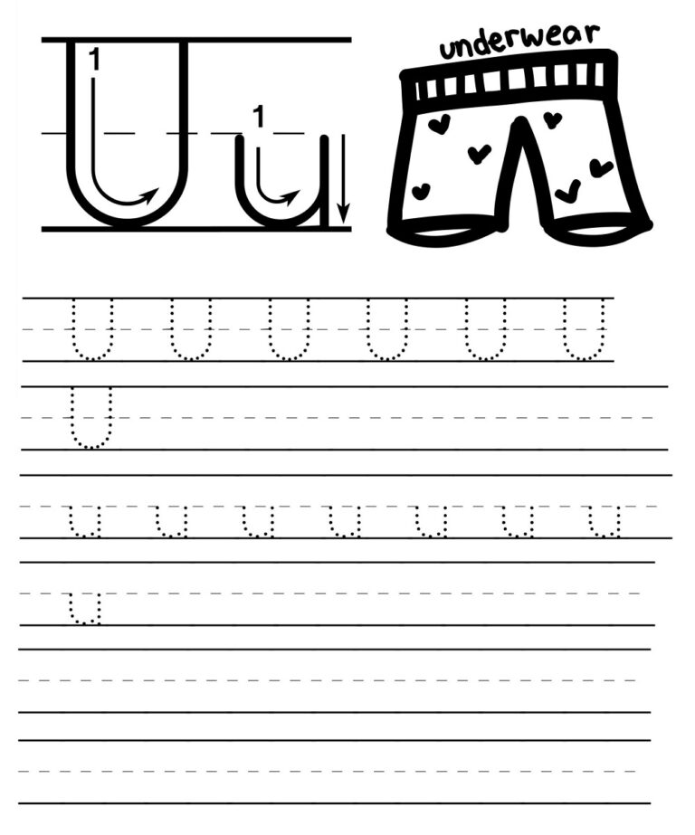 Free A-Z Alphabet Letter Tracing Worksheets - Printable PDF » American ...