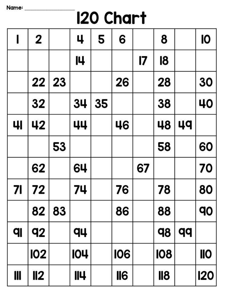 25+ Free Printable Missing Numbers Worksheets for Fun Learning ...