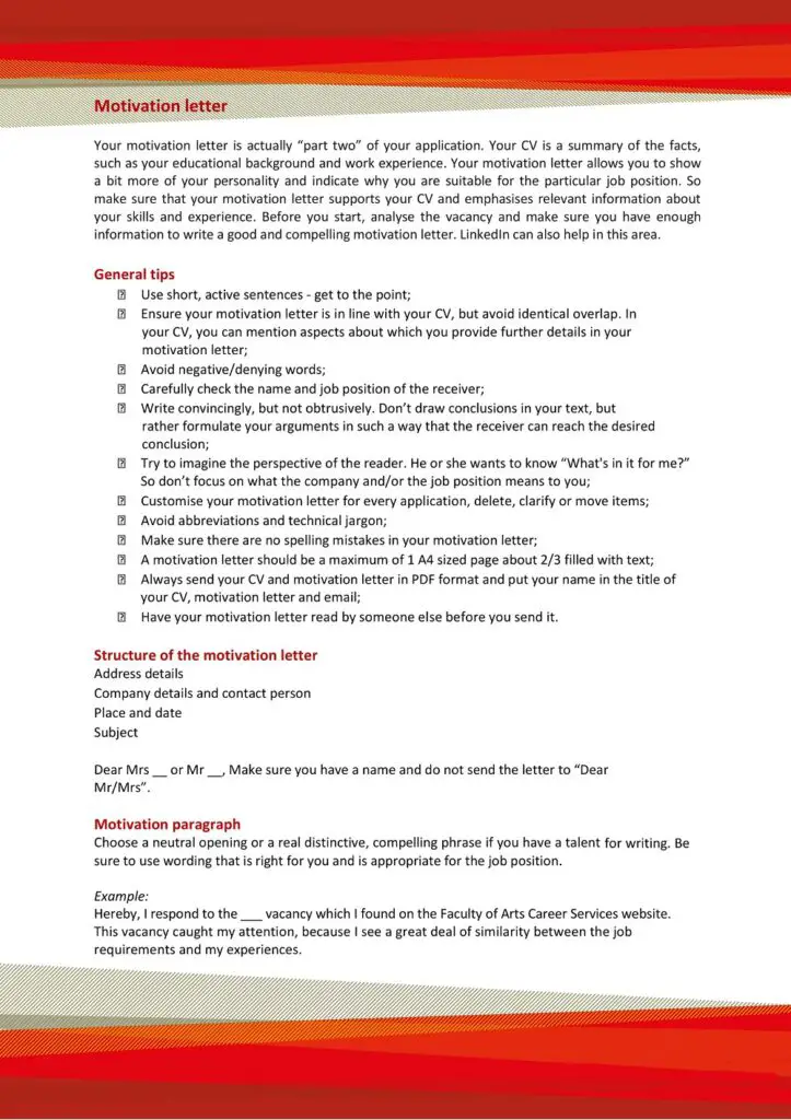 18+ Free Sample Motivation Letter Templates (Word, PDF) » American ... 18+ Free Sample Motivation Letter Templates (Word, PDF) » American ...