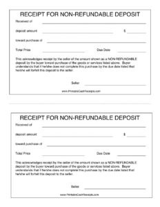 22+ Free Non-Refundable Deposit Agreement Templates (PDF, DOC ...