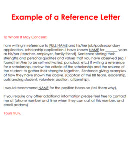 45+ Free Personal / Character Reference Letter (Download) » American ...