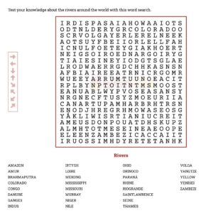 Free 100 Hard Word Search Puzzles Printable » American Templates