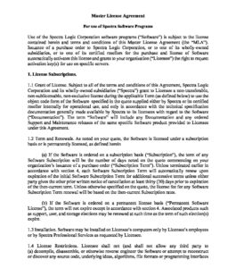 38+ Free Software License Agreement Examples & Templates (PDF, Word ...