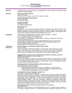 30+ Free Sample Nursing Resume Templates - MS Word, PDF » American ...