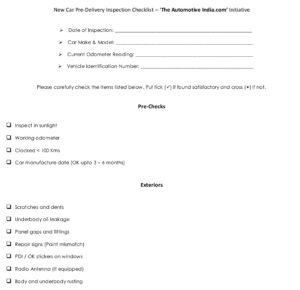 40+ Free Printable Auto Detail Checklist Templates - PDF, MS Word ...