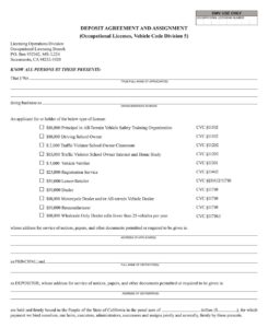 26+ Free Simple Vehicle Deposit Agreement Templates (PDF, Word ...