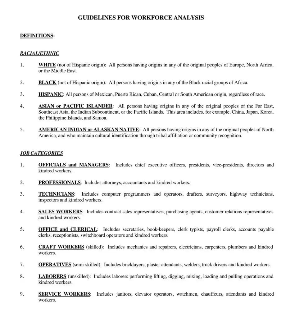 30+ Free Simple Workforce Analysis Templates (PDF, Doc) » American ... 30+ Free Simple Workforce Analysis Templates (PDF, Doc) » American ...
