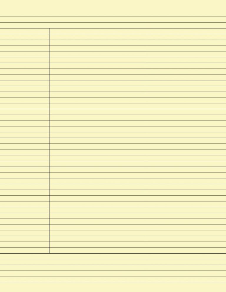 30+ Free Printable Notebook Paper (PDF for Printing) » American Templates