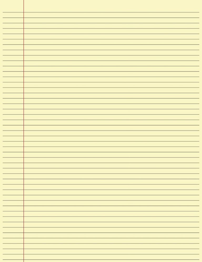 30+ Free Printable Notebook Paper (PDF for Printing) » American Templates